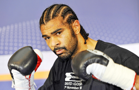 Haye confident he will knock out Valuev - Taipei Times