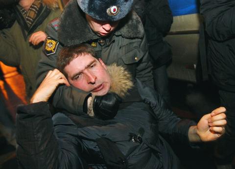 Russia’s middle class turn against PM Putin - Taipei Times