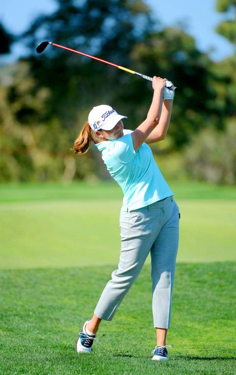 Dori Carter shoots 64 to take lead at Kia Classic - Taipei Times