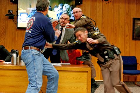 Sexual abuse victims’ dad charges at Nassar in court - Taipei Times
