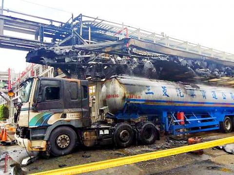 Kaohsiung fines Formosa Plastics over tanker fire - Taipei Times