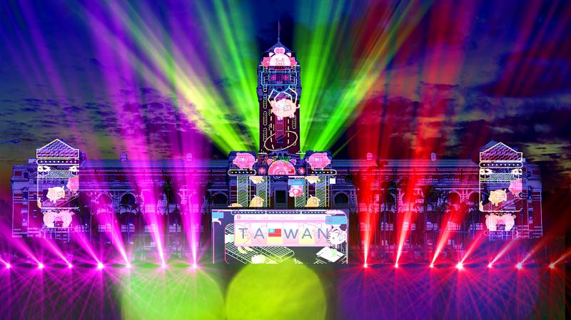 Five days of light shows for National Day in Taipei - Taipei Times