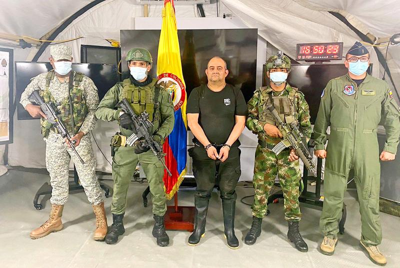 Colombia nabs most wanted drug lord - Taipei Times