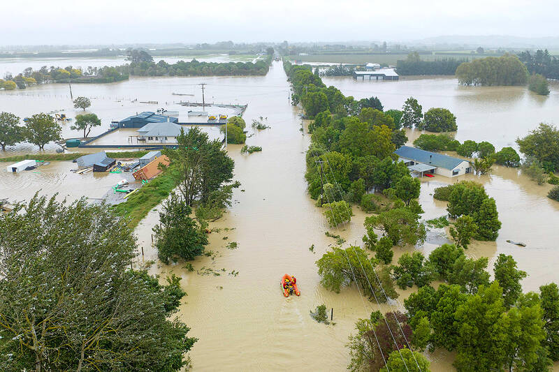 NZ storm damage could exceed US$8bn - Taipei Times