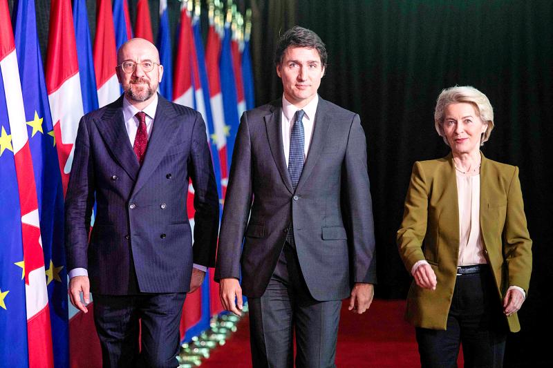 MOFA welcomes joint EU-Canada statement on Strait - Taipei Times