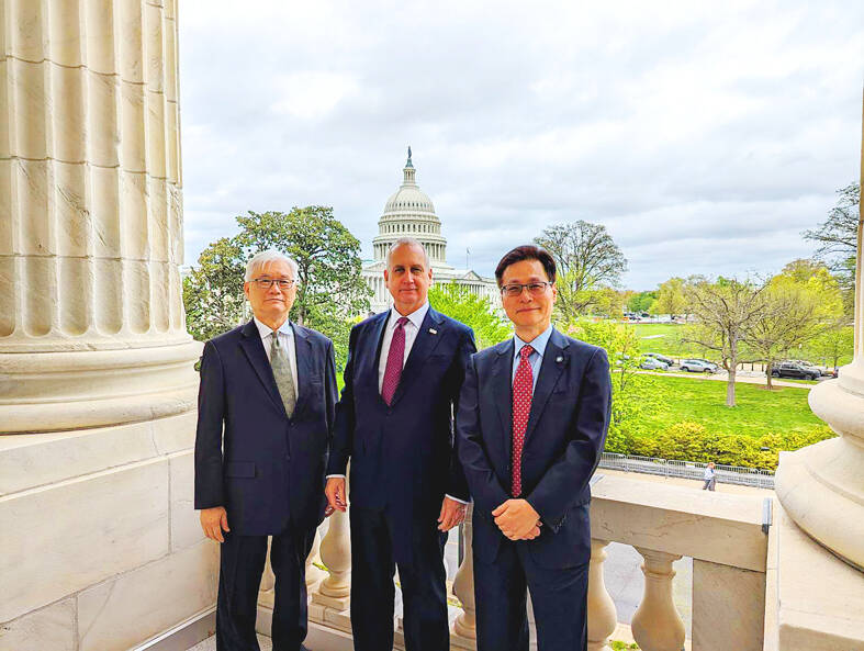KMT’s vice chairman Hsia visits the US - Taipei Times