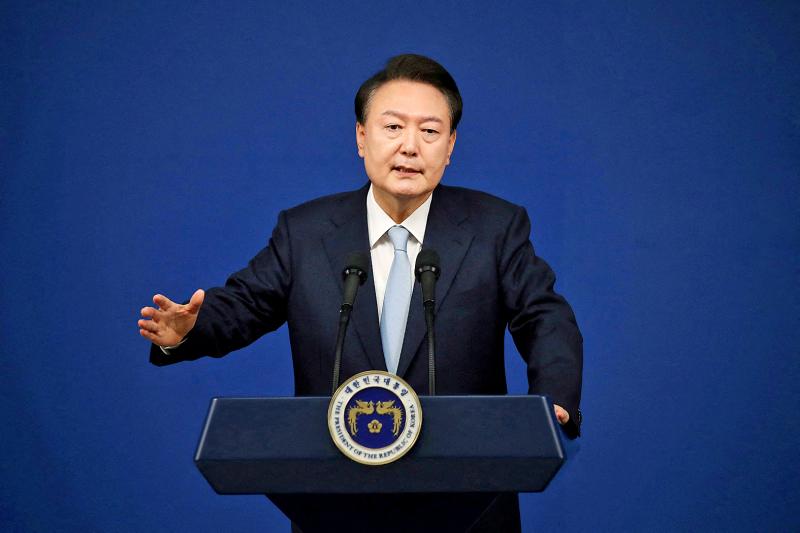 South Korea President Yoon declares martial law - Taipei Times