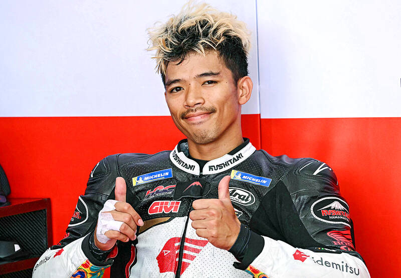 Thai racer set to make MotoGP history - Taipei Times