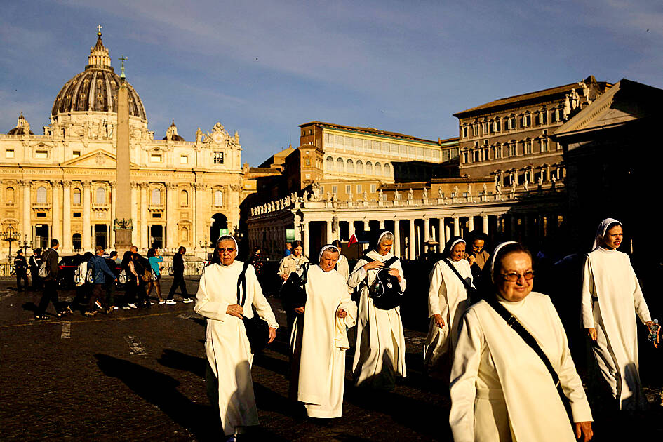 New pope to face one of last taboos: abuse of nuns - Taipei Times