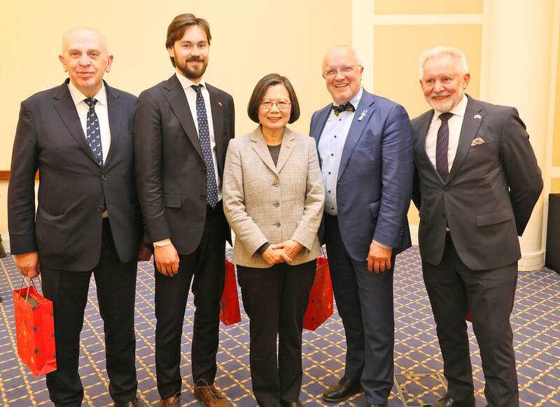 Taiwan and Lithuania are defending democracy: Tsai - Taipei Times